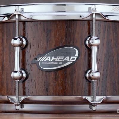 AHEAD 14 X 6 EXOTIC AFRICAN WENGE STAVE SHELL SNARE DRUM | Reverb