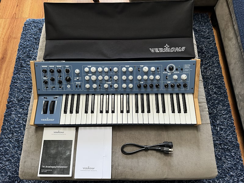 Rare Vermona ‘14 Analog Synthesizer - Blue | Reverb