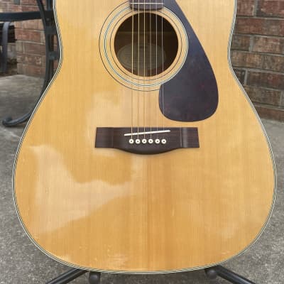 Yamaha FG-335 1980 Natural Finish | Reverb
