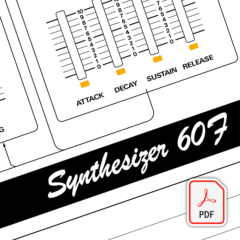 Teisco 60F - Beautifully Illustrated Blank Patch Sheet PDF | Reverb
