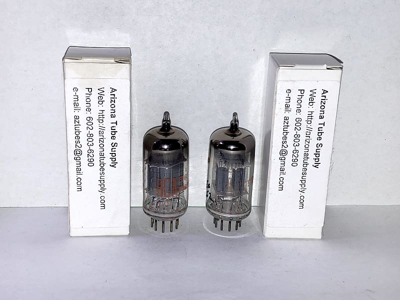 RCA 12AX7 12AX7A ECC83 Guitar Amp Tubes - Matched Pair, NOS | Reverb