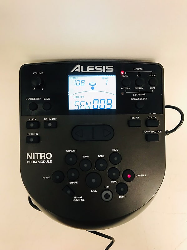Alesis Nitro Module Brain with Cables and Mount Plate | Reverb