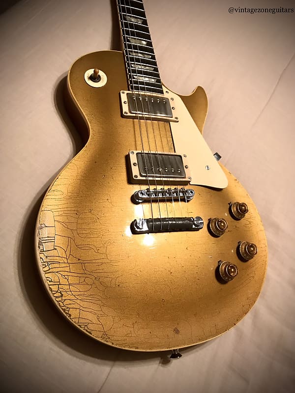 1969 Gibson Les Paul PAFs Goldtop Long Neck Tenon | Reverb