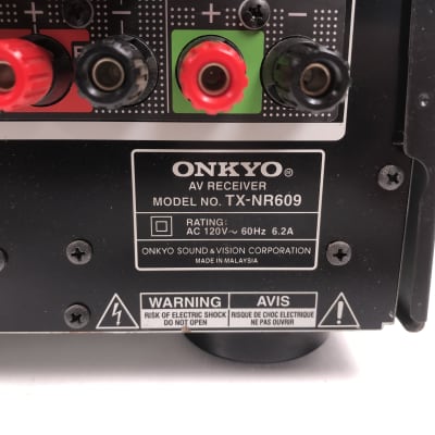 Onkyo Model TX-NR609 THX 4K 7.2 Channel Network Receiver | Reverb