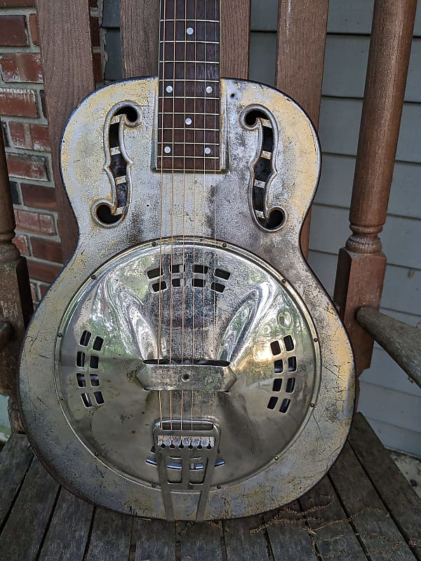 1937 Old Kraftsman - Fiddle-Edge Steel Dobro | Reverb