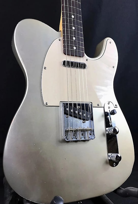 Custom/Hybrid Telecaster, Relic, Inca Silver | Reverb
