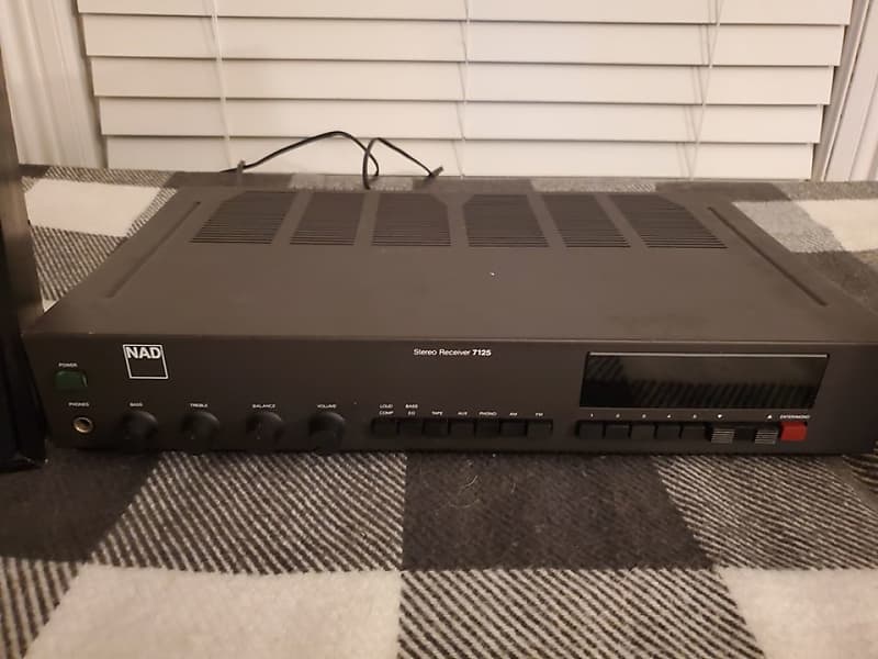 NAD 7125 Receiver AM/FM Radio Vintage Stereo | Reverb