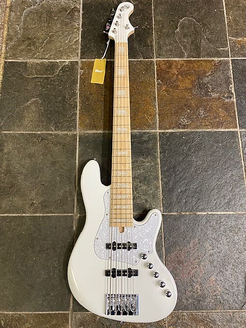 Cort NJS5 5 String Bass - White | Reverb UK