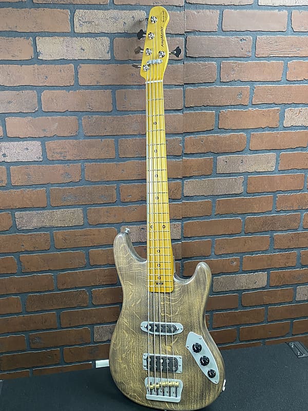 Woodcraft Ampmaster 5 String Short Scale 30" Electric Bass | Reverb