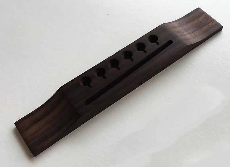 Fox Guitars Indian Rosewood Bridge Gibson Type for Acoustic | Reverb