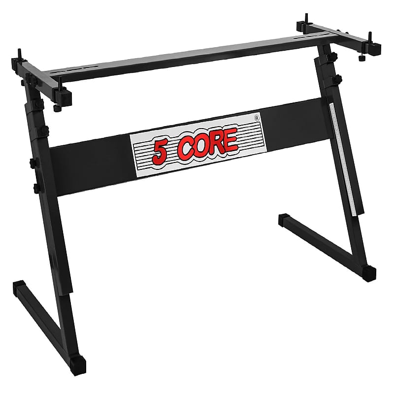 5 CORE Keyboard Stand Z Style Adjustable Electric Piano Riser | Reverb
