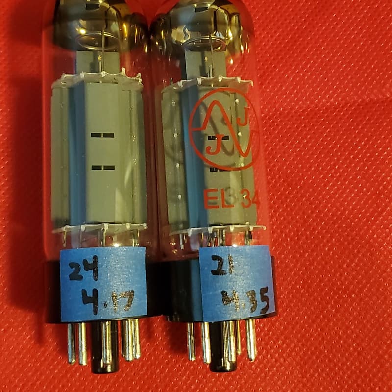Tubes El34 JJ Electronic Set | Reverb