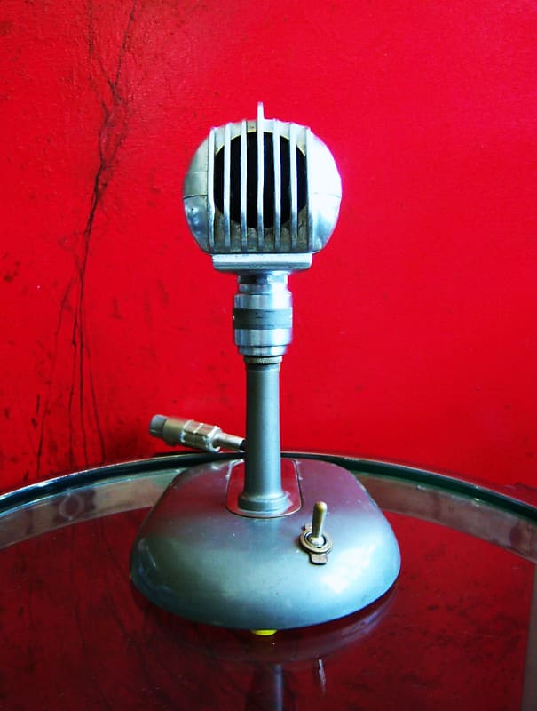 Vintage 1940's Turner 33D dynamic microphone satin chrome w | Reverb