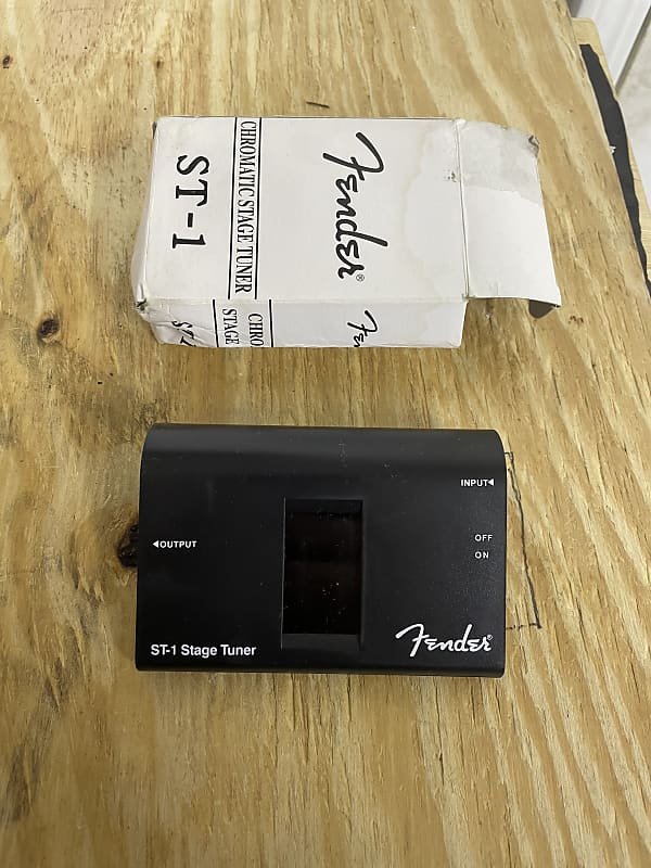 Fender Chromatic Stage Tuner ST-1 - Black | Reverb