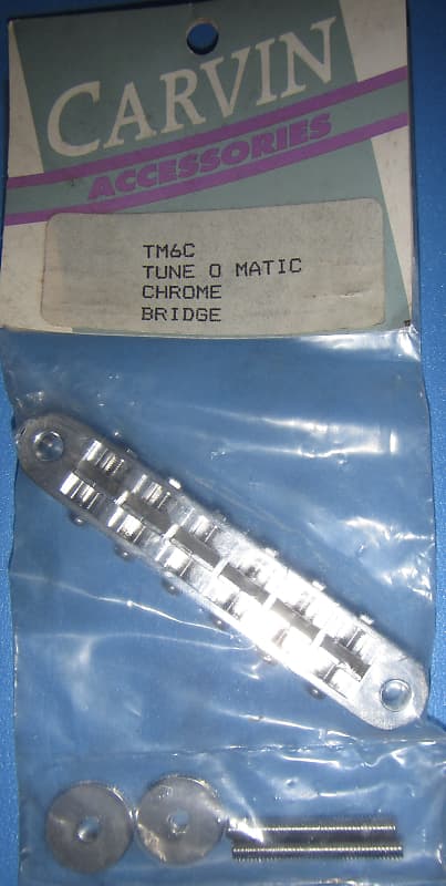 Carvin Vintage Gotoh TM6C Tune o Matic style bridge 1990's? - | Reverb