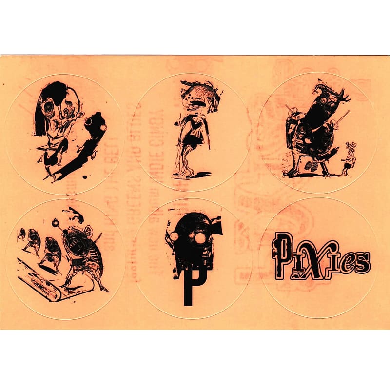 PIXIES - Indie Cindy Ltd Ed New RARE Band Stickers Lot! | Reverb UK