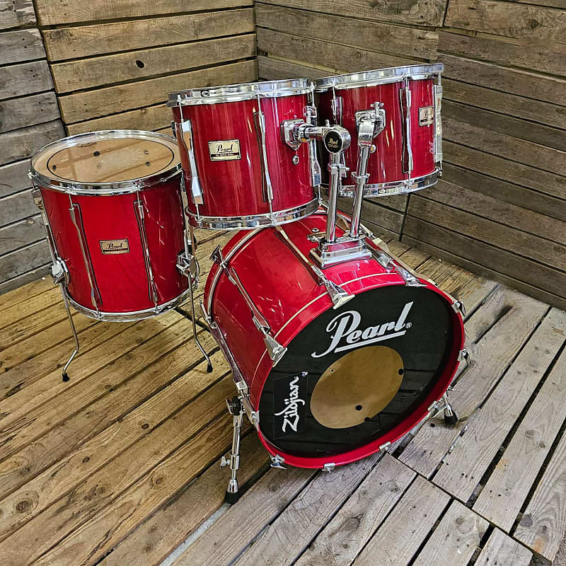 Drum Kit Pearl MLX Prestige Custom Sequoia Red USED! | Reverb UK