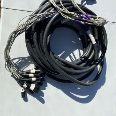 ETC 16 Channel 50' XLR Mic Audio Extension Patch Snake Cable | Reverb