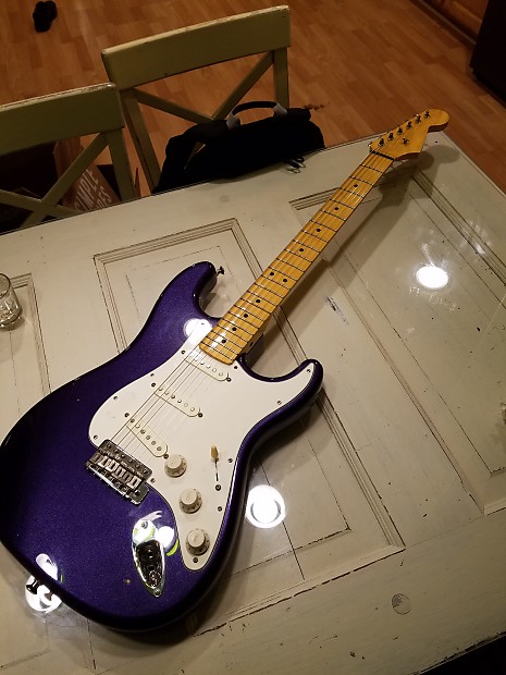 Warmoth Stratocaster 2017 Purple Frost | Reverb