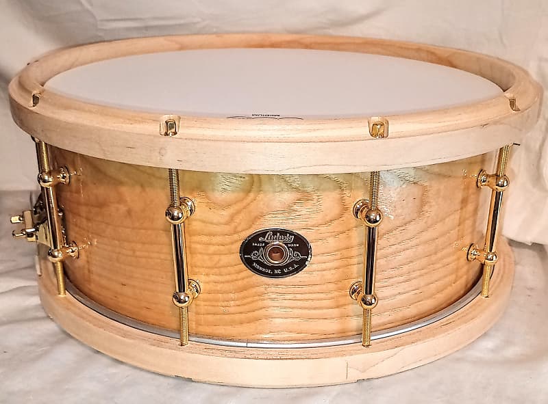 STEAMBENT HICKORY SNARE DRUM MAPLE HOOPS SEE VIDEO! NATURAL | Reverb