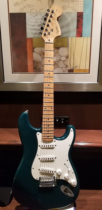 Squier Stratocaster Standard 1999 British Racing Green | Reverb