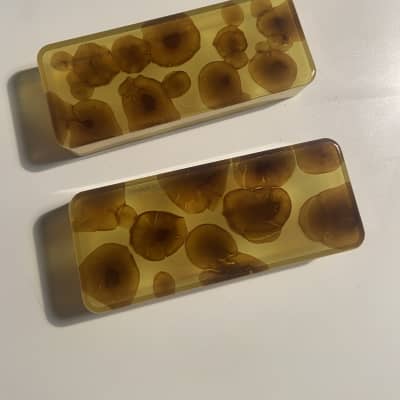 Proto Guitars Tortoise P90 pickup cover Set #3 | Reverb