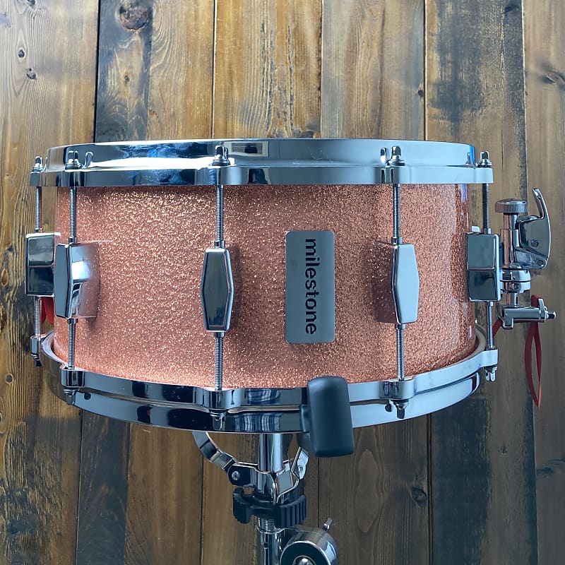 Milestone Dunnett 14x6.5 Copper Sparkle | Reverb