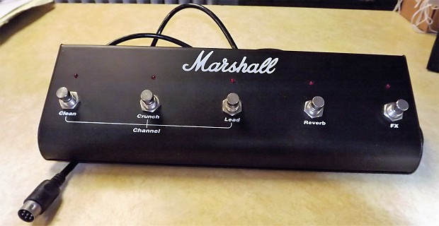 Marshall 5 Button Foot Switch | Reverb