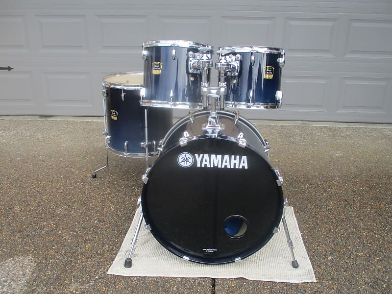 Yamaha Stage Custom Drums, Blue Lacquer, Birch Shells, Pro | Reverb