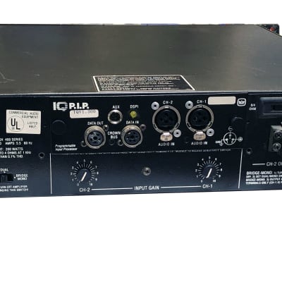Crown Com-Tech 400 Power Amplifiers - 200 Watts per Channel | Reverb