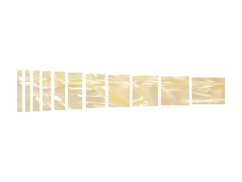 Incudo Cream Vintage Pearloid Celluloid Trapezoid Crown | Reverb