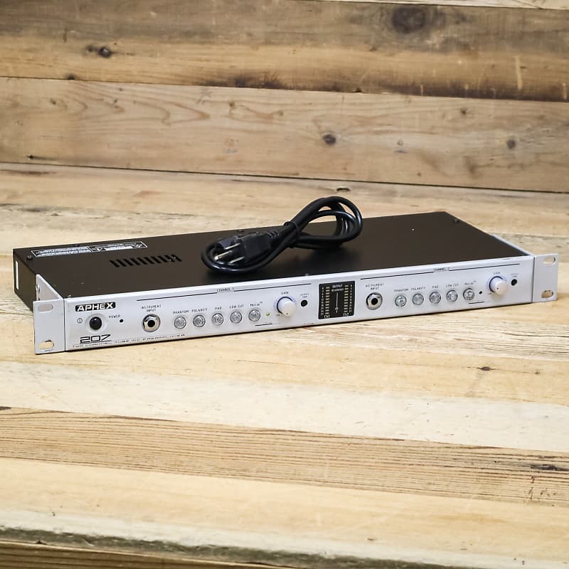 Aphex Model 207 Stereo Tube Microphone Preamplifier Mic Pre | Reverb