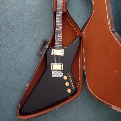 Vintage 80's Cort Effector Explorer Guitar w/ Original Case | Reverb