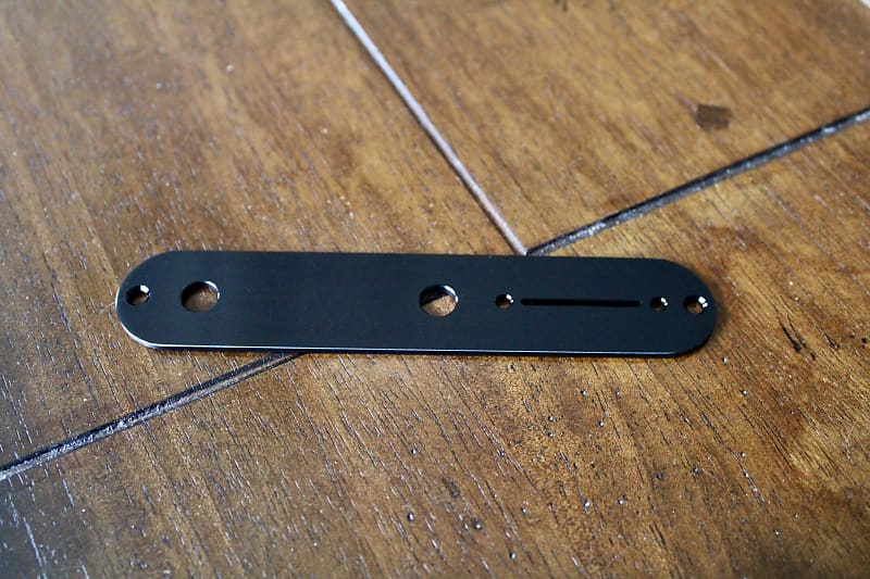 Forney Custom Colorbrite aluminum tele control plate Jet | Reverb