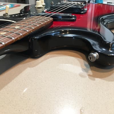 Teisco V2 1968 Red burst | Reverb