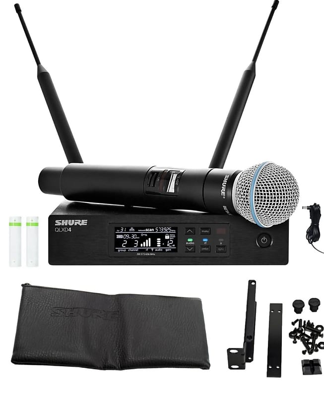 Shure QLXD24/SM58 G50 Handheld Wireless Microphone System | Reverb