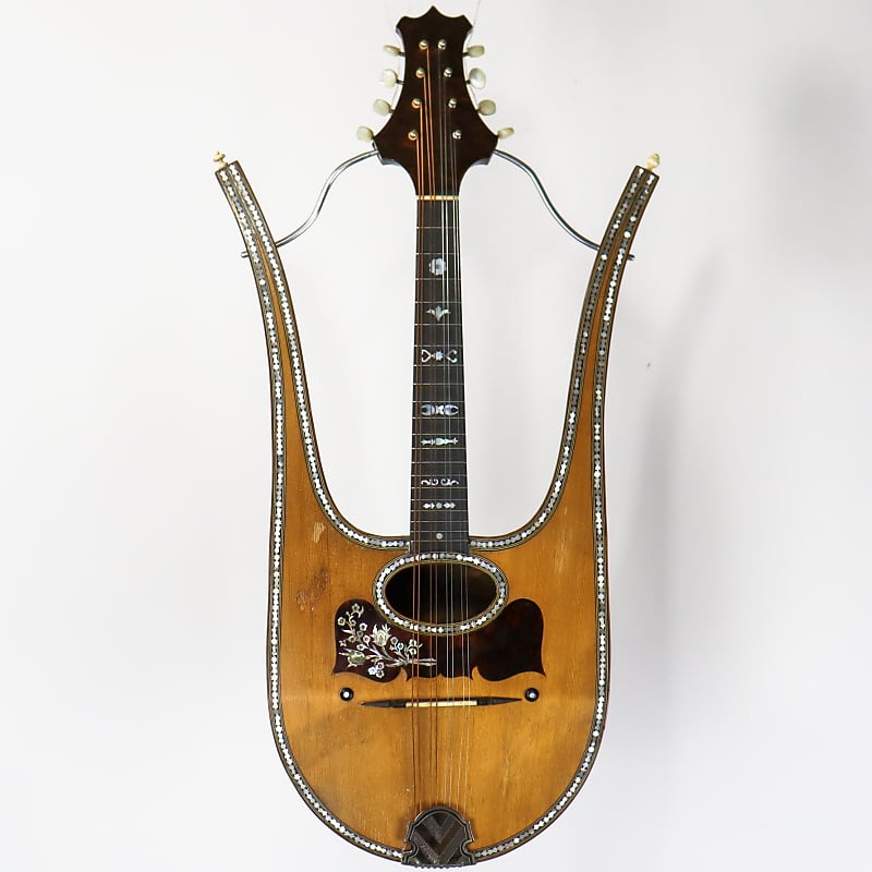 Raffaele Calace 1896 Mandolyra w/Custom Case | Reverb