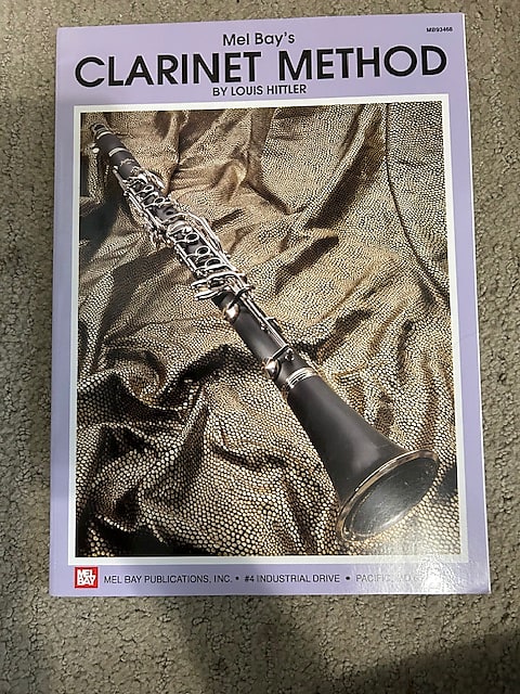 Clarinet Method by Louis Hittler Mel Bay's Sheet Music Lesson | Reverb