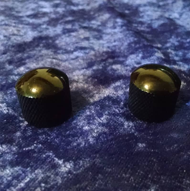 1990s Ibanez Black dome knobs push on MIJ | Reverb