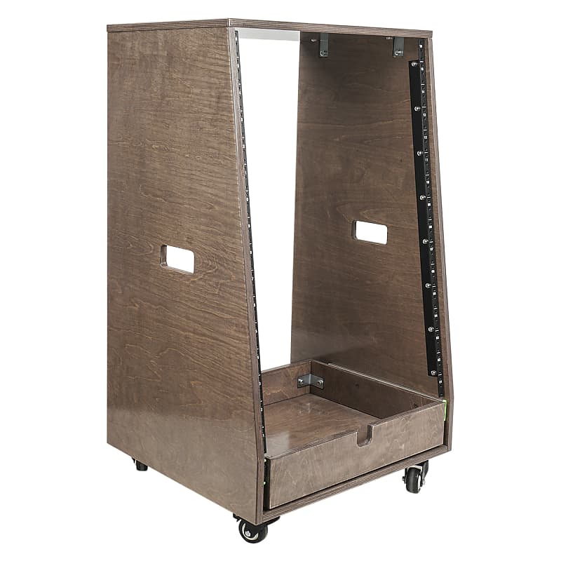 SDRK-16TBD2 | 16U DIY Slanted Studio Rack with 16U Rack | Reverb