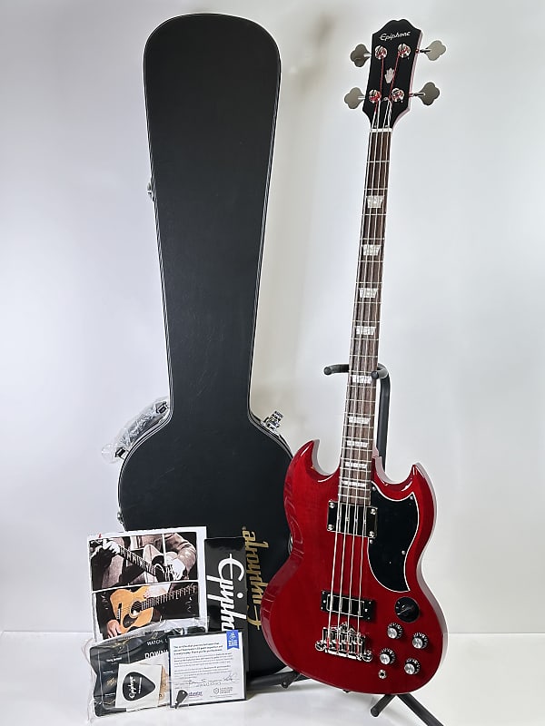 Epiphone EB3 Electric Bass Guitar Cherry | Reverb