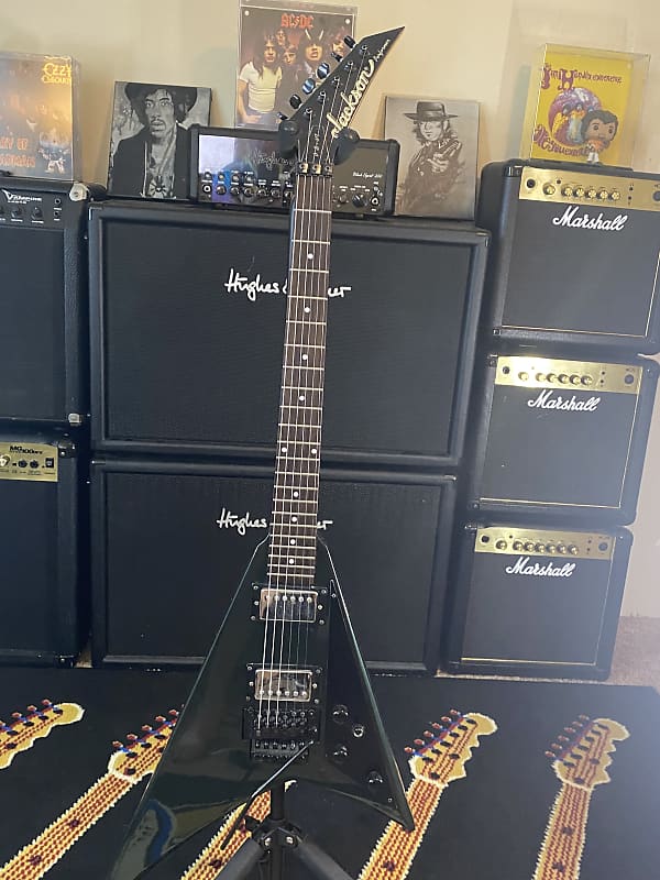 1995 Jackson PS 37 Performer Rhoads V Dark Green | Reverb