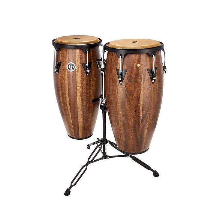 LP Aspire Wood Conga Set 11"/12" Siam Walnut | Reverb