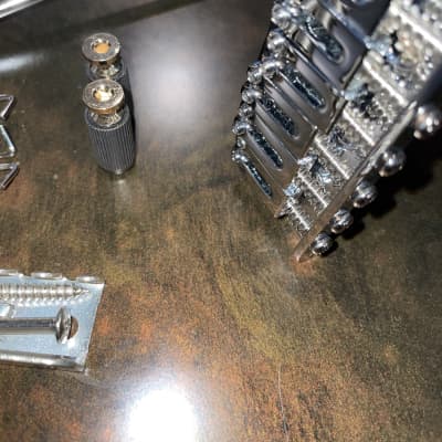 Squier Two Point Floating Tremolo - Chrome | Reverb