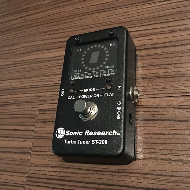 Sonic Research ST-200 Turbo Tuner Black | Reverb
