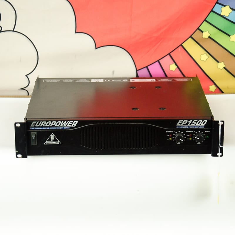 Used Behringer EP1500 Power Amp, 2 x 700 Watts | Reverb