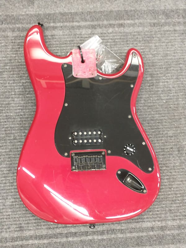Squier Bullet Strat Body Red w/ Original Pickup & Hardware | Reverb