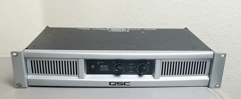 QSC GX7 2000 Watt Stereo Power Amplifier - Nice Shape! | Reverb