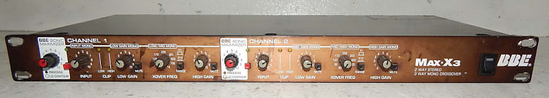 BBE MAX-X3 active crossover sonic maximizer | Reverb