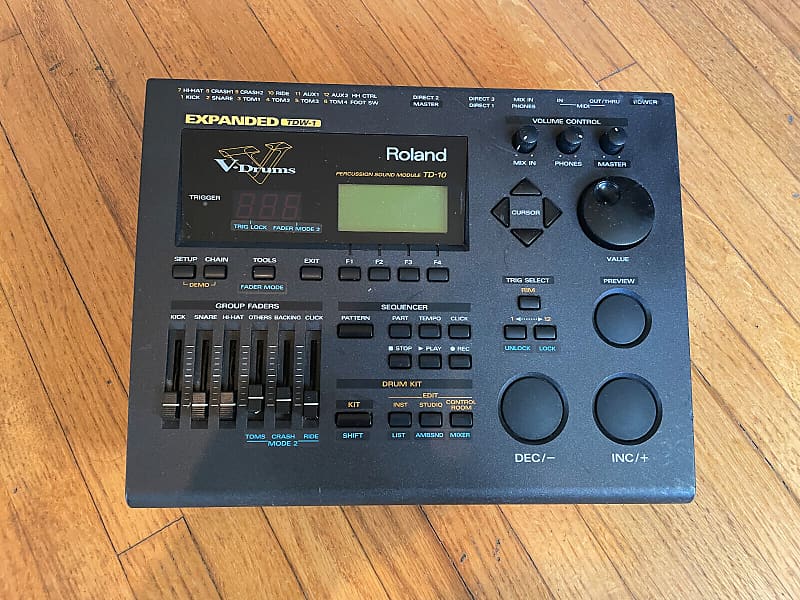 Roland Td-10 EXPANDED VDrum Module Brain td10 w/ V Cymbal | Reverb
